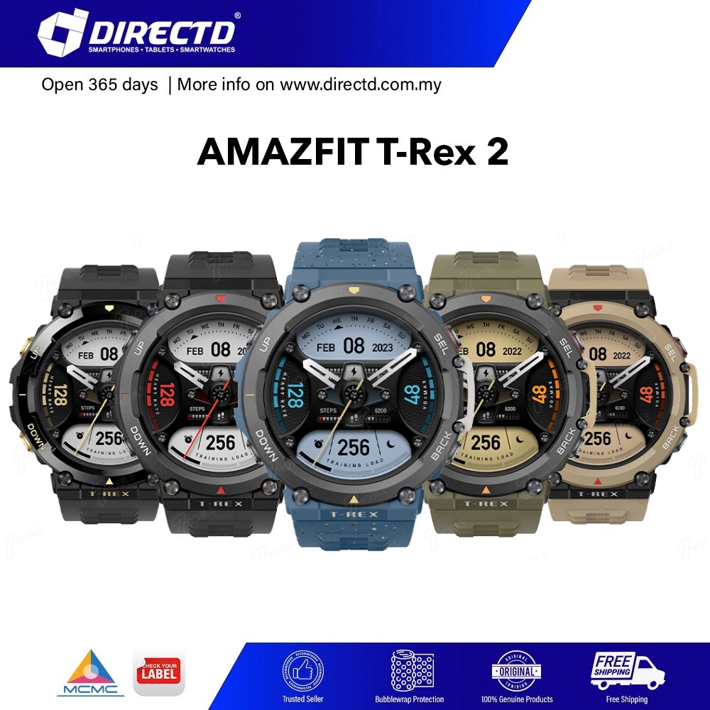 AMAZFIT T-Rex 2 | Trex 2 - READY STOCK | Shopee Malaysia