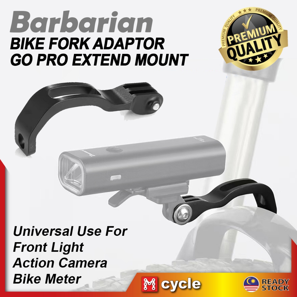 BARBARIAN Bike Lamps Light Bracket Holder Go Pro Mount Cateye Lamp ...