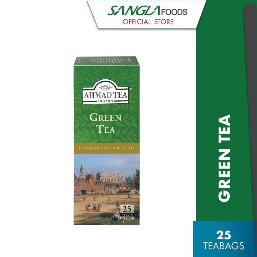 Ahmad Tea Green Tea (25 Teabags) Halal Certified | Shopee Malaysia