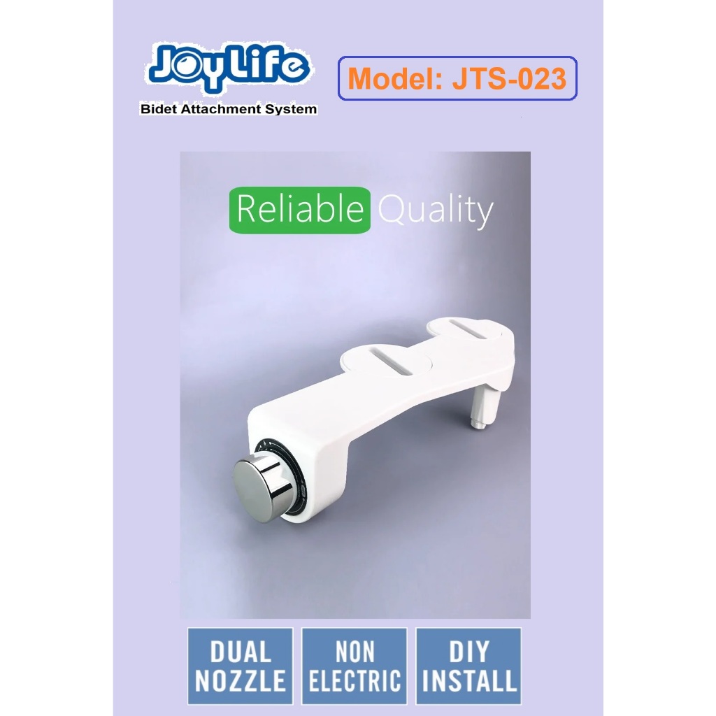 JoyLife Non-Electric Dual Nozzle Bidet Attachment Toilet System (Model: JTS-023) | Shopee Malaysia