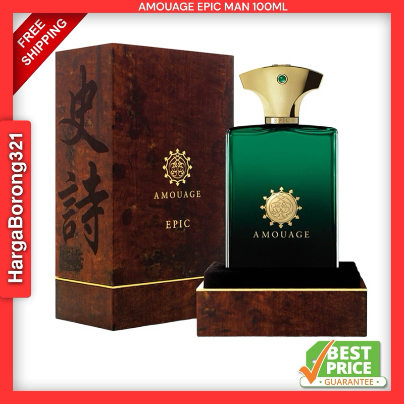 💯% Best Of Amouage Epic Man Eau de Parfum 100ml | Shopee Malaysia