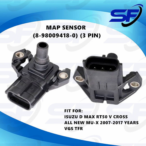 ISUZU D MAX RT50 V CROSS ALL NEW Mu-X 2007-2017 YEAR VGS TFR MAP SENSOR ...