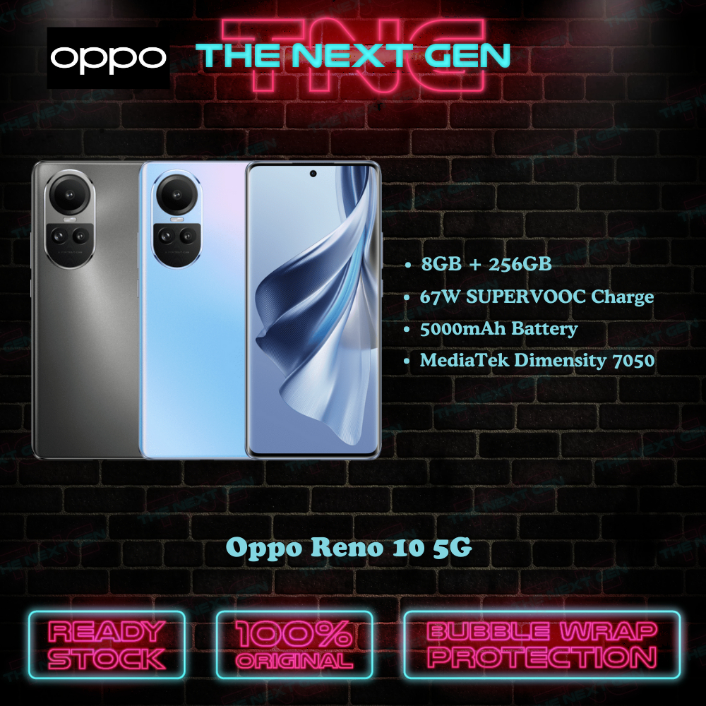 OPPO Reno10 5G | 8GB RAM + 256GB ROM | 67W SUPERVOOC | 5000mAh Battery ...