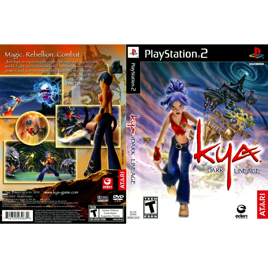 PS2 DVD Games Kya - Dark Lineage | Shopee Malaysia