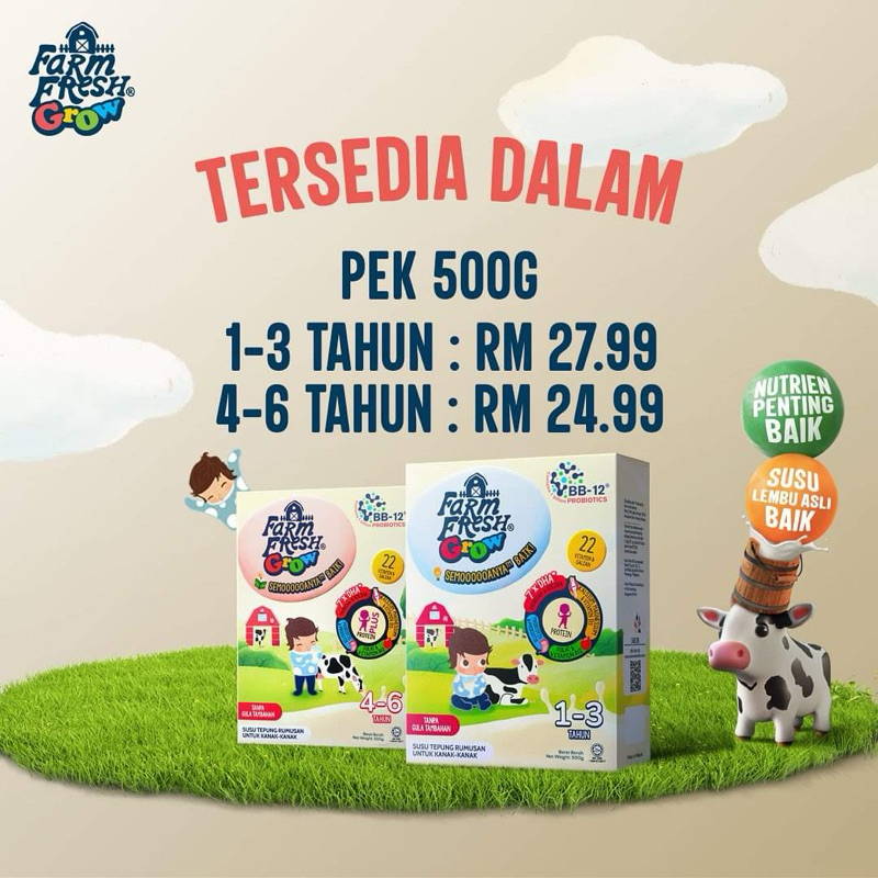 FARM FRESH GROW MILK POWDER | Shopee Malaysia