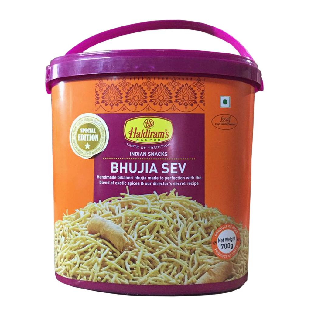 Haldiram Bhujia Sev snacks Bucket- 600g | Shopee Malaysia