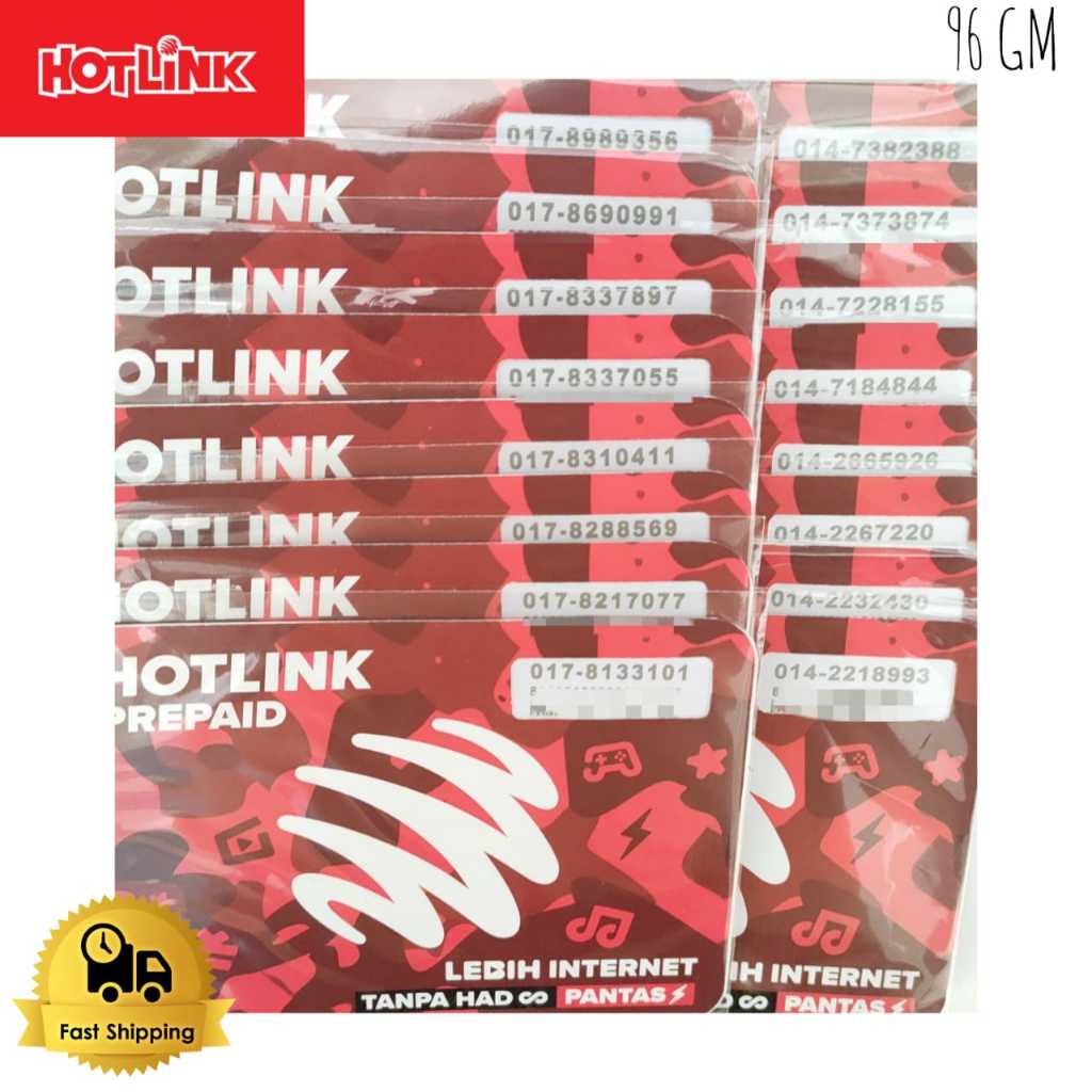 Hotlink VIP Phone Number Data Tanpa Had & Pantas Unlimited Data Sim ...