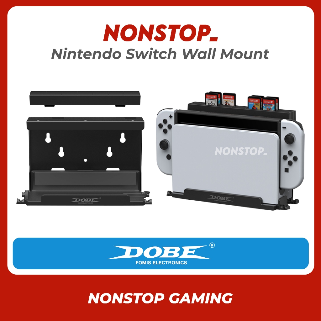 DOBE Nintendo Switch Wall Mount Bracket Stand Hanger For Switch OLED ...