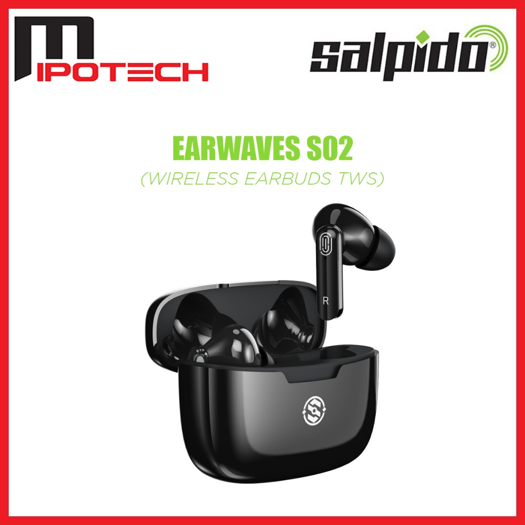 Salpido EarWaves S02 Bluetooth True Wireless EarBuds with Mic (Wireless ...