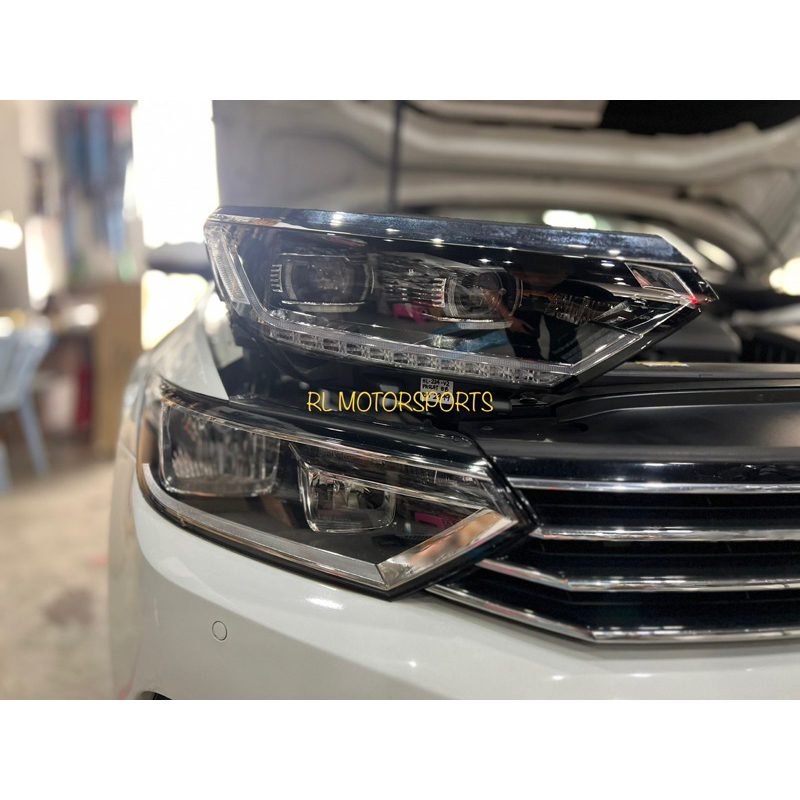 Volkswagen Passat b8 2017 2018 2019 front projecgor led drl headlamp ...