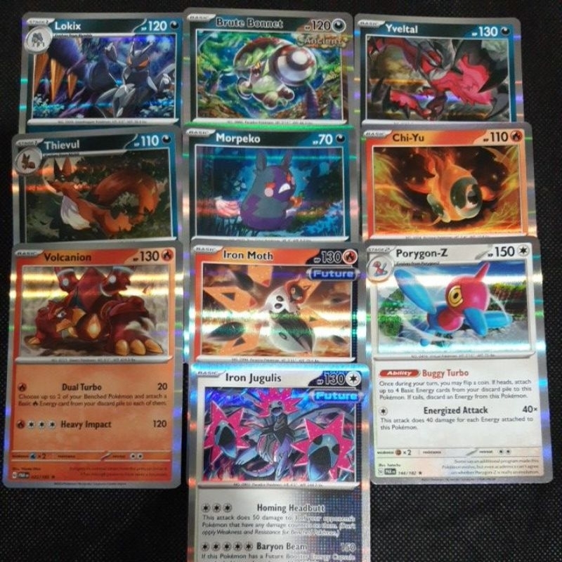 Pokemon Card TCG: Paradox Rift Rare Holo: Brute Bonnet/ Yveltal ...