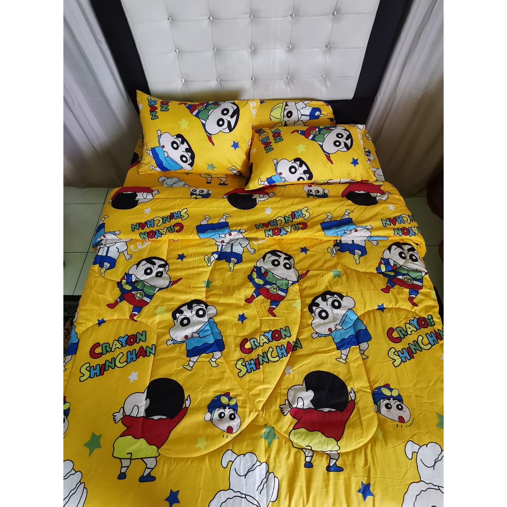 Yellow Shin Chen Fitted Bedsheet&Comforter Set / Cadar&Selimut Set ...