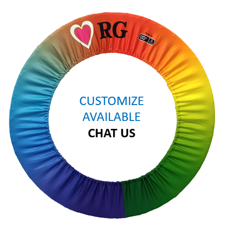 ODA INDUSTRY/HULA HOOP COVER POLYESTER COLOR TONE #RHYTHMIC GYMNASTICS ...