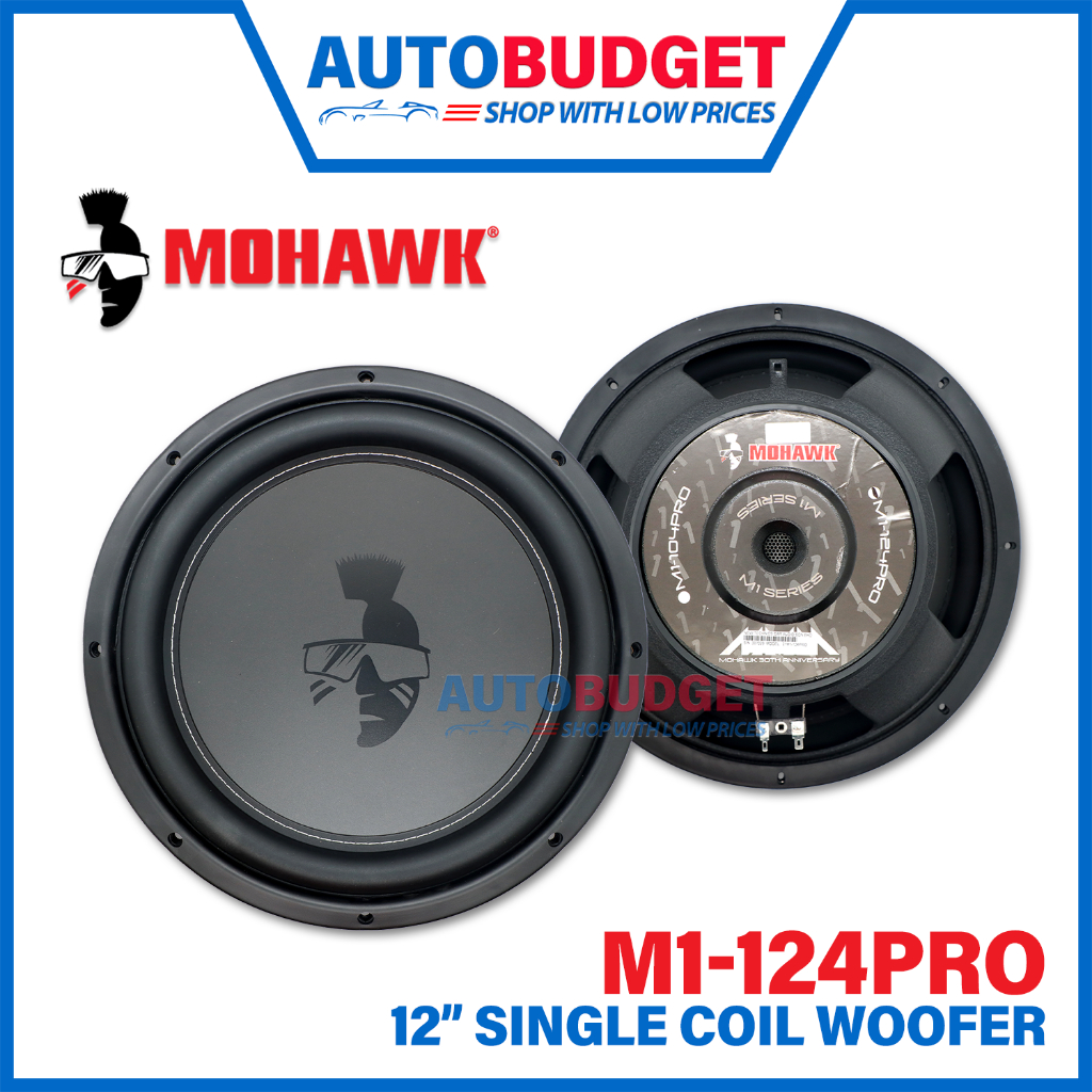 MOHAWK M1-124PRO 12" Single Coil Magnet Woofer 12 Inch Woofer 140W ...