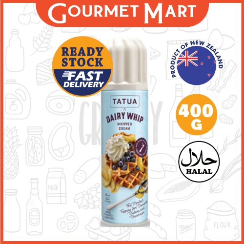 TATUA DAIRY WHIPPING CREAM (AEROSOL) 400G ( FOR KLANG VALLEY AREA ...
