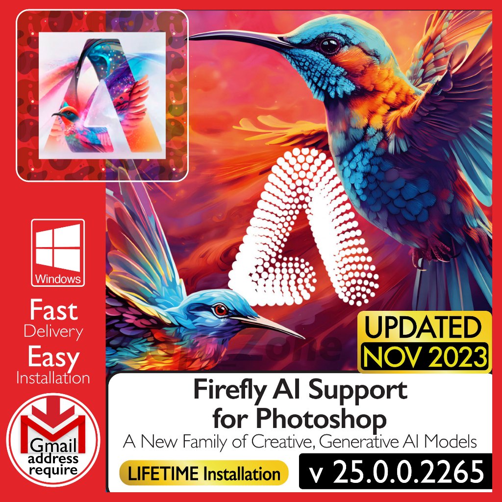 Firefly AI Support 25.0.0.2265 for Photoshop - A New Family of Creative ...