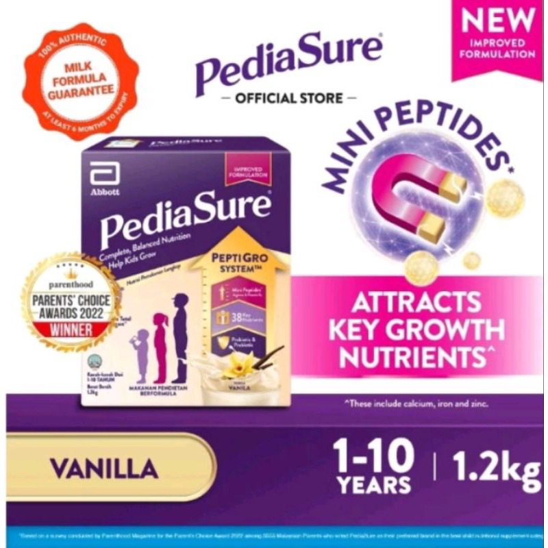 Pediasure Child Nutrition Supplement for Growth - Vanilla /Plain /Choc ...