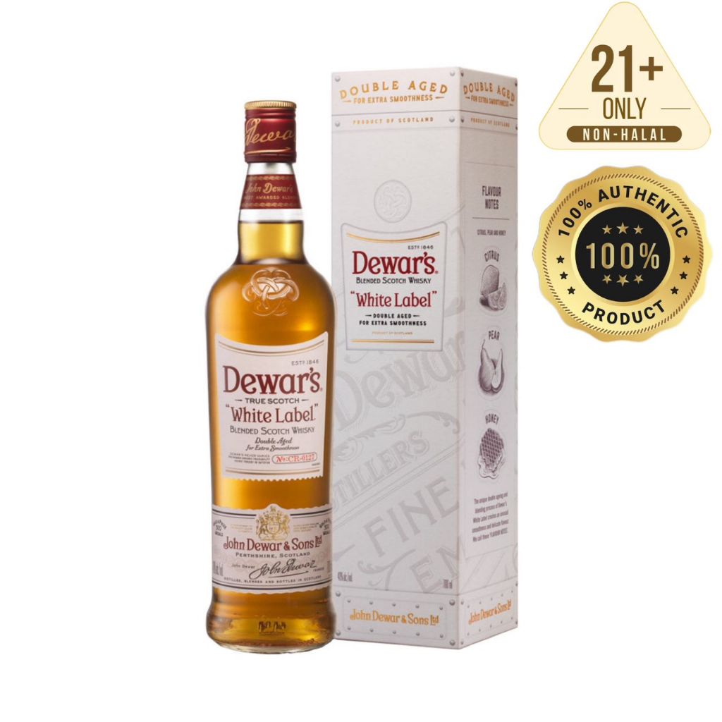 Dewar's White Label Double Age For Extra Smoothness Scotch Whisky 750ml ... Dewar's White Label Double Age For Extra Smoothness Scotch Whisky 750ml ...