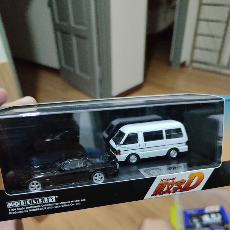 modeler's initial D rx7 black and van 1/64 | Shopee Malaysia