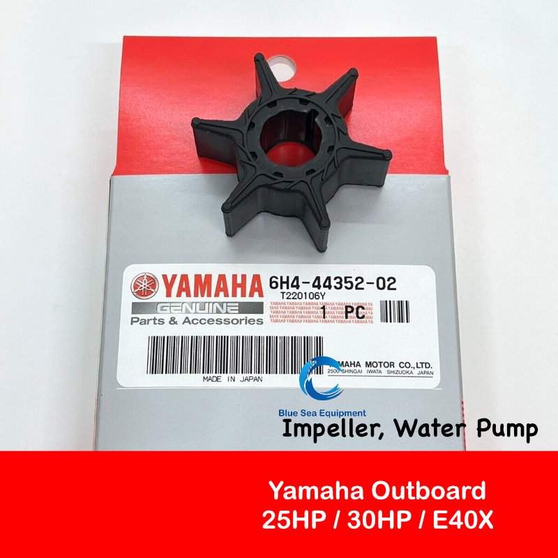 Original Water Pump Impeller E40X / E25B / E30H Yamaha Outboard - 6H4-44352-01 | Shopee Malaysia