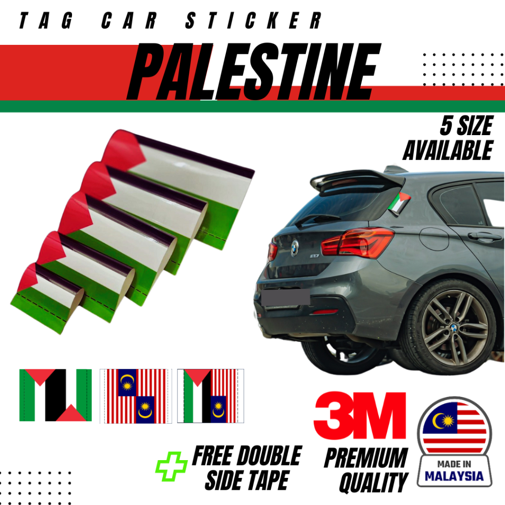 PALESTINE FLAG. CAR LABLE TAG. PALESTINE LOGO. FREE PALESTINE | Shopee ...