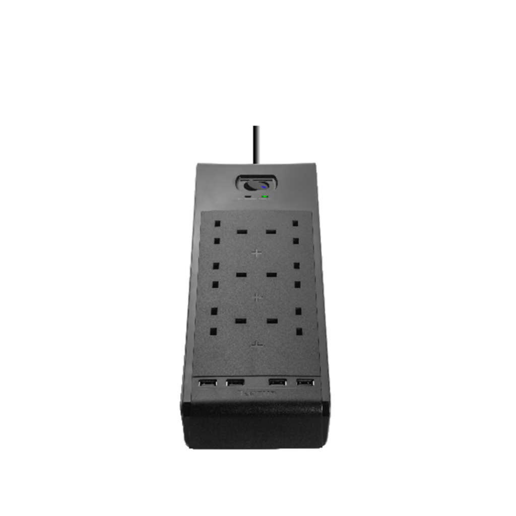 SMART SURGE 6 SOCKET + 4USB PORT SURGE PROTECTOR | Shopee Malaysia