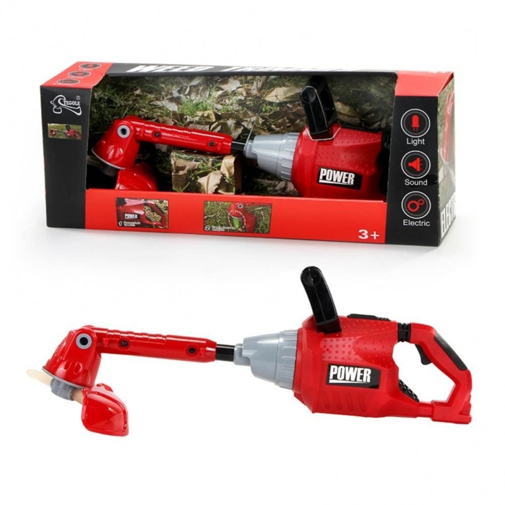 POWER TOOLS Kids Grass Cutter Pretend Play Toys Children Lawn Mower ...