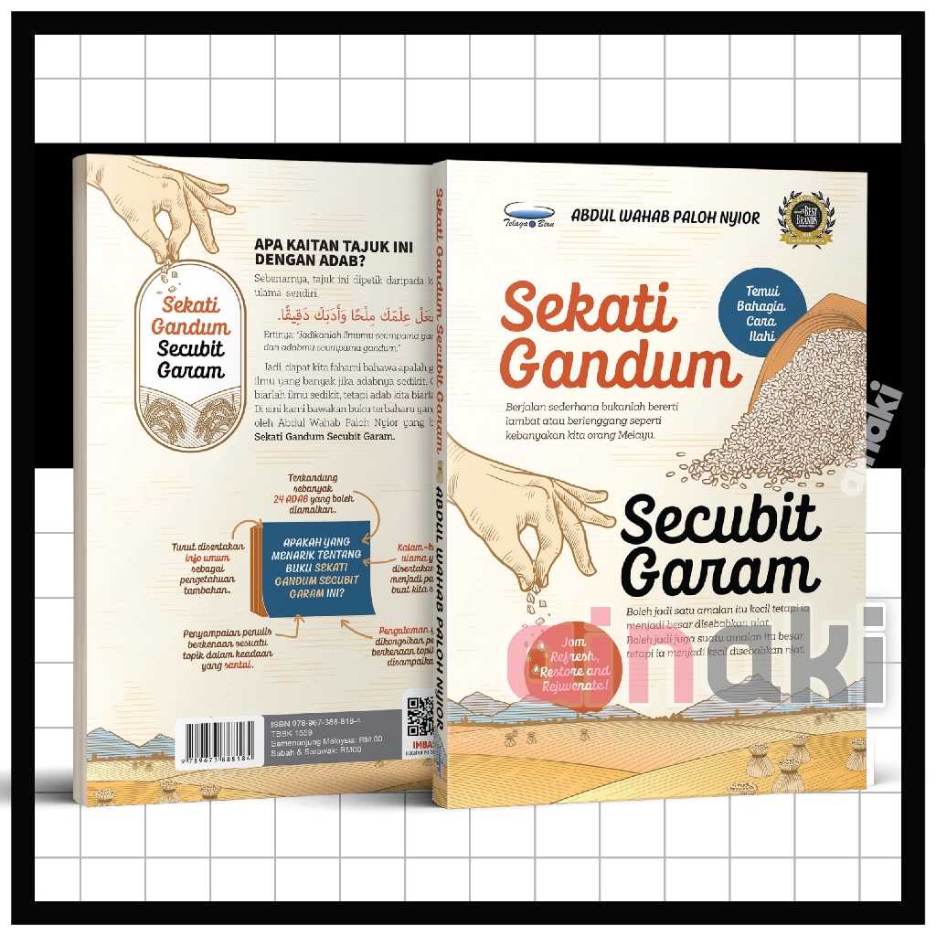 Sekati Gandum Secubit Garam Buku Motivasi Islam Buku Adab Belajar Adab ...
