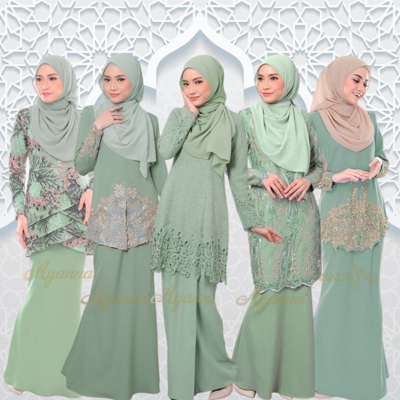 DUSTYGREEN PLUS SIZE KURUNG / READY STOCK / BAJU RAYA 2025 / DUSTY ...