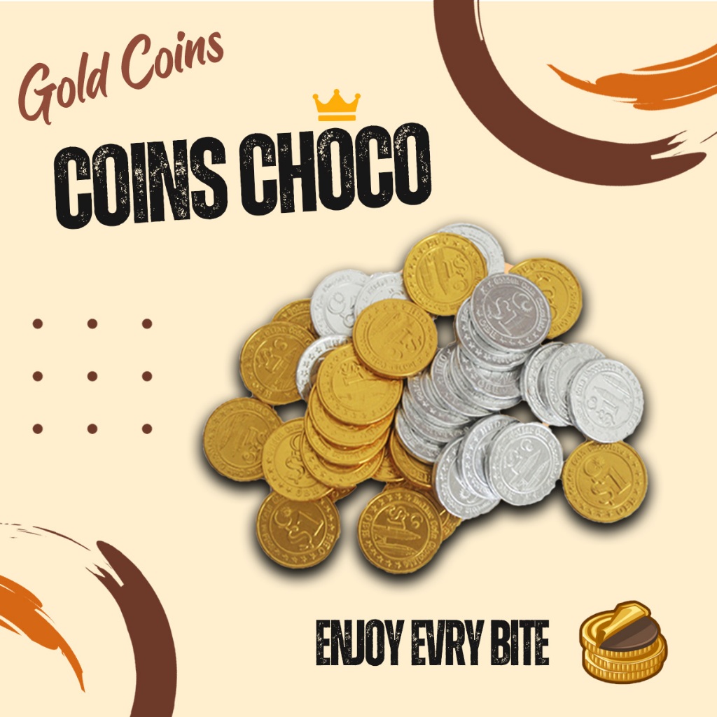 Gold Coin Chocolate 18 pcs 🔥 | Shopee Malaysia