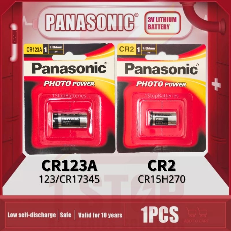 Panasonic CR123A & CR2 1PC 3V Lithium Battery | Shopee Malaysia