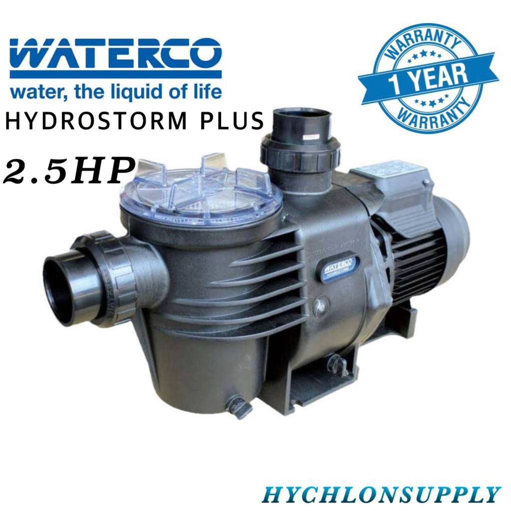 WATERCO Swimming Pool Pump HYDROSTORM PLUS (2.5HP) Single Phase , 50Hz ...