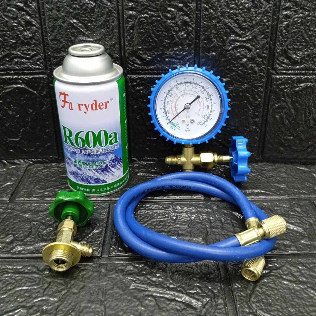 ⚡️SHOCKING SALE⚡️FULL SET/BASIC SET GAS R22/ R410A/ R32/ R600A/ R134A REFIL GAS AIRCOND RUMAH ...