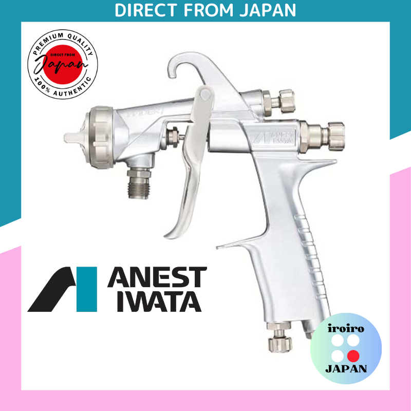 Anest Iwata WIDER Gravity Spray Gun Vehicle Dype φ1.5mm WIDER1-15K1G Silver | Shopee Malaysia