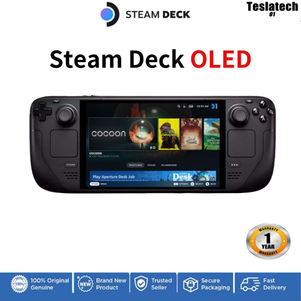 (Ready stock)Original Steam Deck OLED Handheld Gaming Console/7.4-inch ...