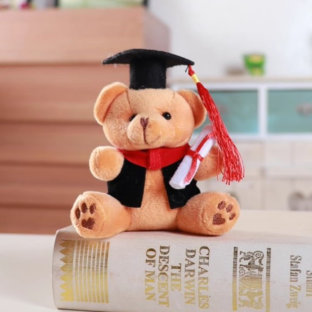 12cm Convocation bear Graduation Bouquet bear Teddy bear Mini bear ...