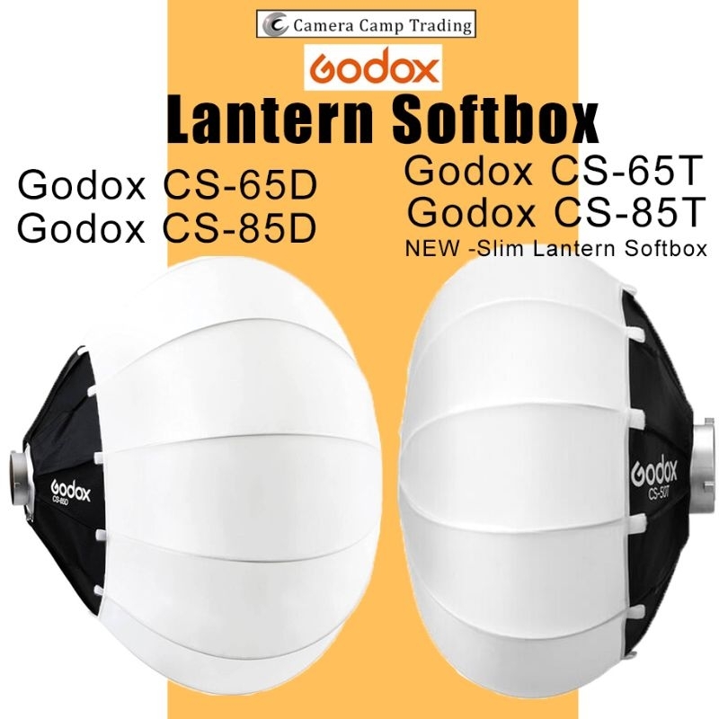 Godox CS-65D /CS-85D Collapsible Lantern Softbox & Triopo KQ65cm(Bowens ...