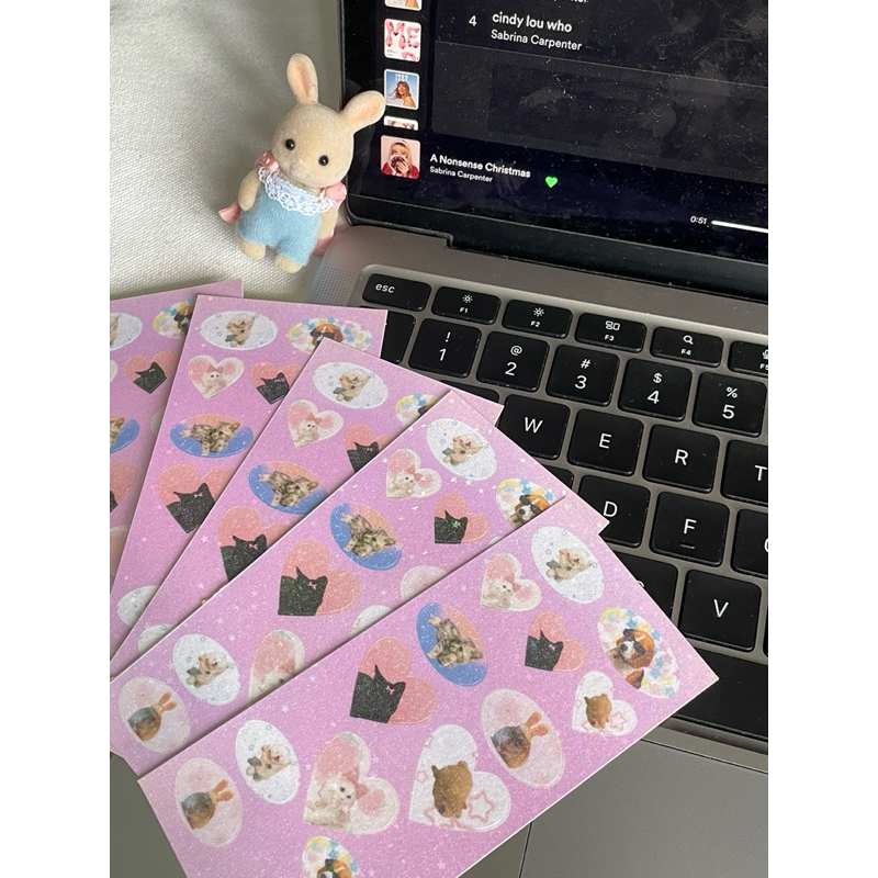 🫧 cuteness overload baby animals sticker sheet | carmelstickers ...