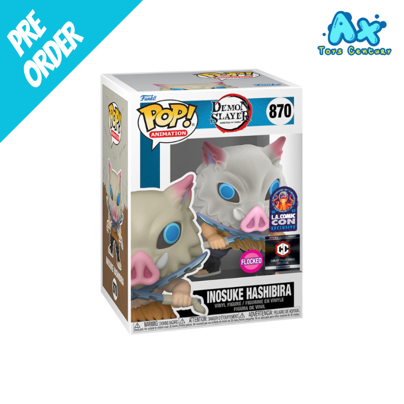 [PO] Funko Pop Demon Slayer Inosuke Hashibira Flocked LACC 2023 Chalice ...