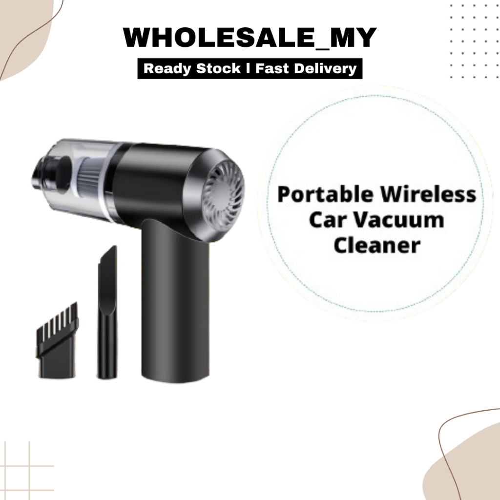 [Car Vacuum Cleaner] Portable & Wireless | Super Mini & Easy to Carry ...