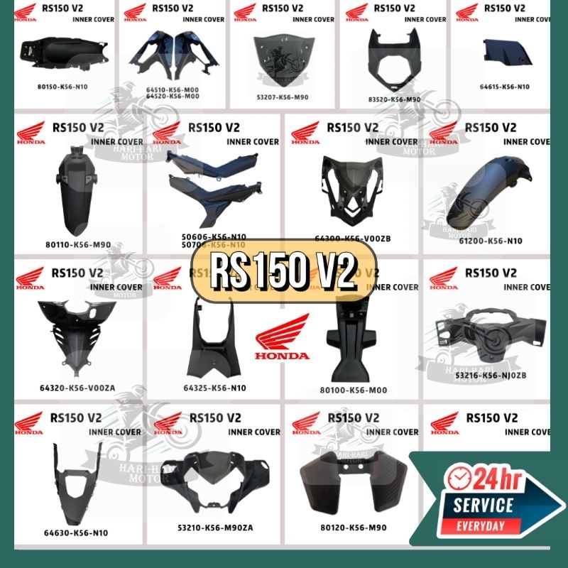 HONDA RS150 V2 V3 WINNER150 Version 2 3 🔥 ORIGINAL 🔥 Inner Body Full ...