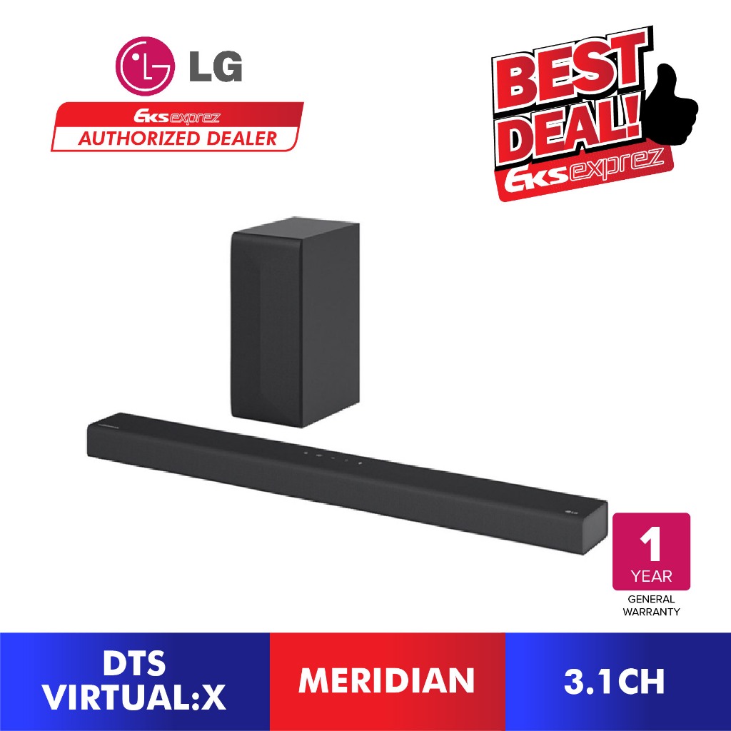 LG S65Q 420W 3.1ch High Res Audio Sound Bar with DTS Virtual:X | Shopee ...