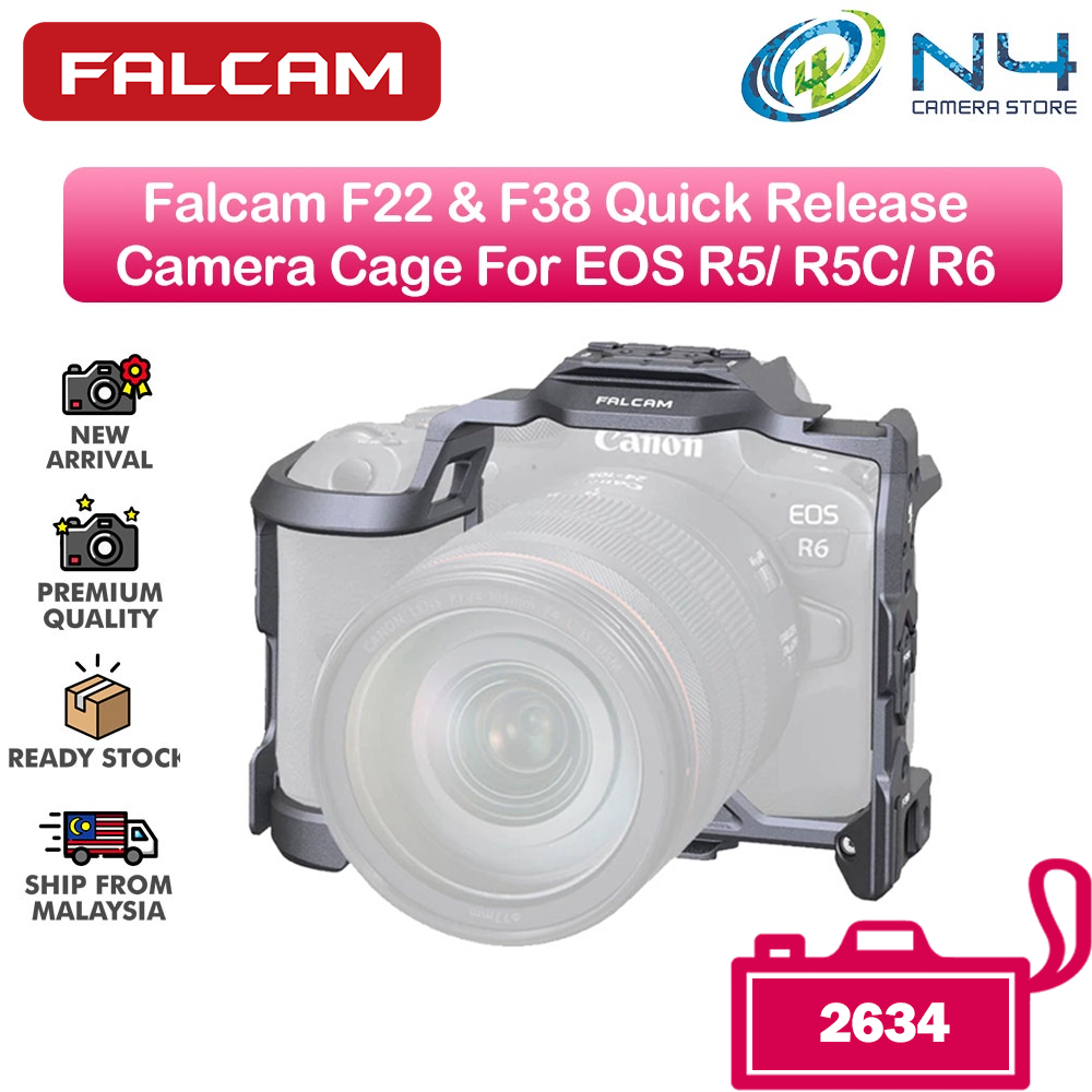 Falcam F22 & F38 Quick Release Camera Cage For Canon EOS R5/R5C/R6 2634 | Shopee Malaysia