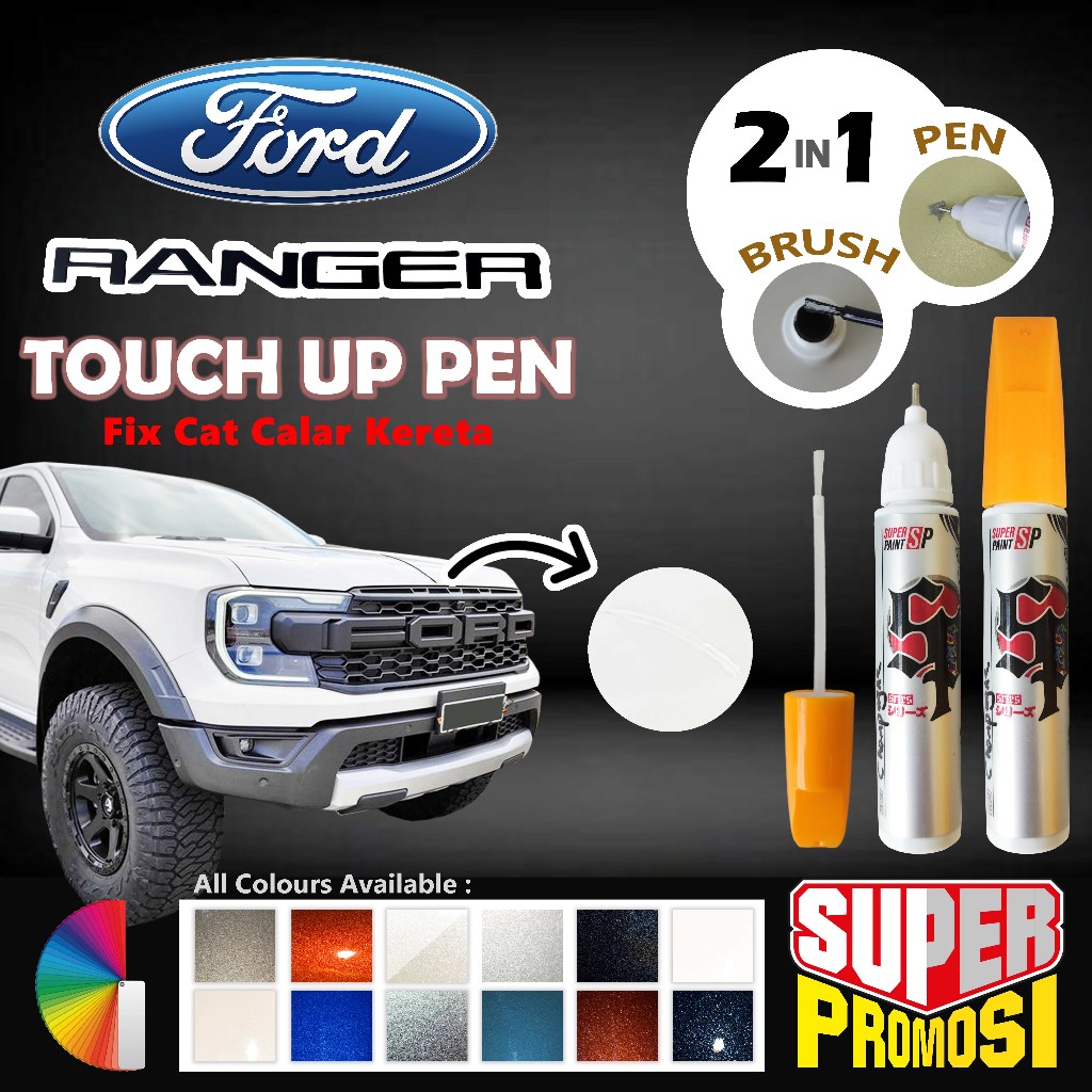 FORD RANGER Touch Up Pen 2in1 Pen And Brush DIY Scratch Repair Car Coat ...