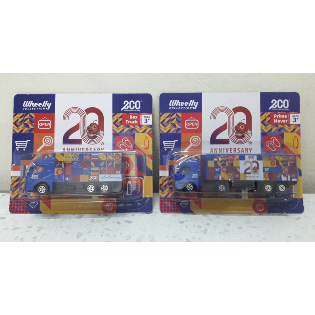 Set 2 Buah Lori Wheelly Lorry Eco Truck 20th Anniversary EcoShop 2023 ...