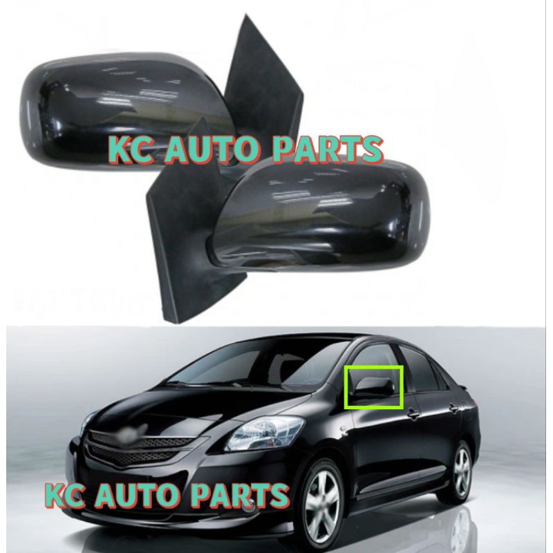 Side Mirror 3 Pins 3 wire Toyota Vios NCP93 2007-2013 2008 2009 2010 ...