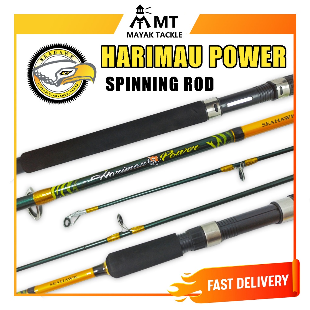 SEAHAWK ROD HARIMAU POWER STICK SPINNING FISHING ROD | Shopee Malaysia