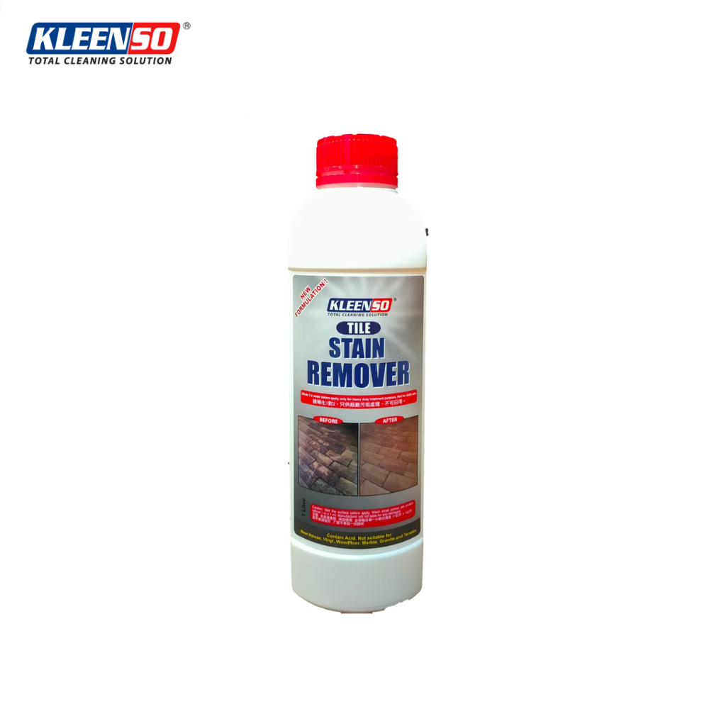 KLEENSO Tile Stain Remover with Natural Anti-Bacterial Agent 1L ...