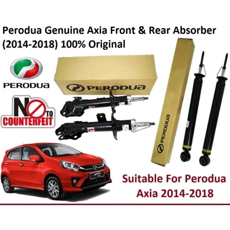 ORIGINAL PERODUA AXIA BEZZA FRONT & REAR ABSORBER | Shopee Malaysia