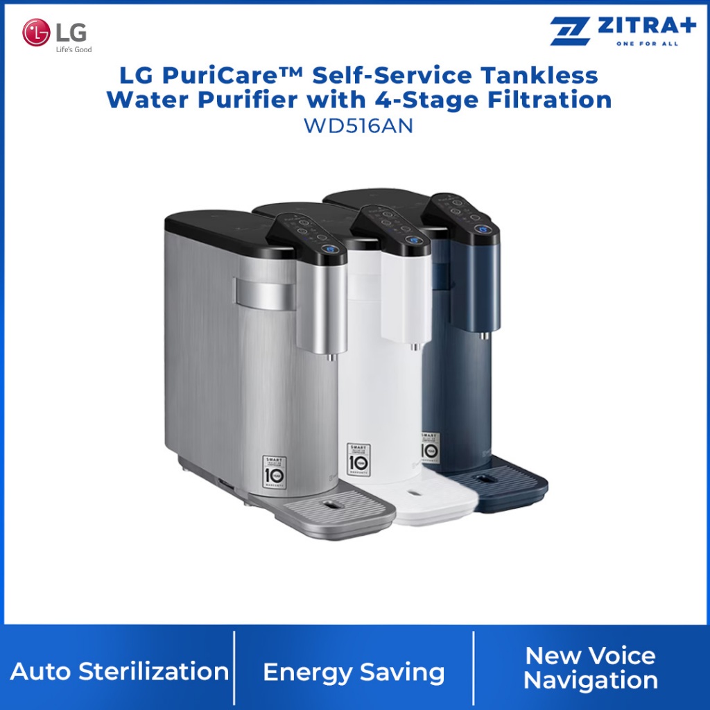 LG PuriCare™ Self-Service Tankless Water Purifier with 4-Stage ...